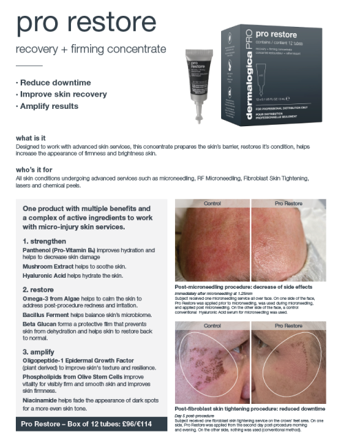 pro restore - Dermalogica PRO UK